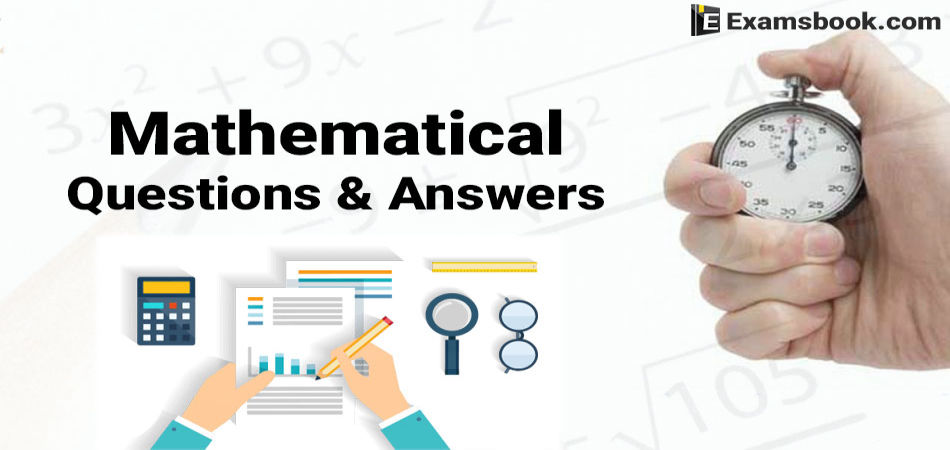 Maths Questions And Answers For Bank Exams
