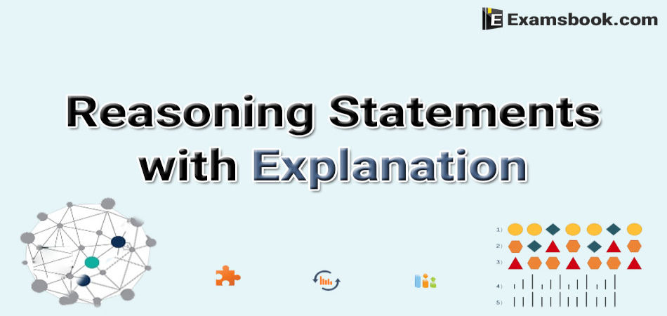 Logical Reasoning - Reasoning Statements with Explanation