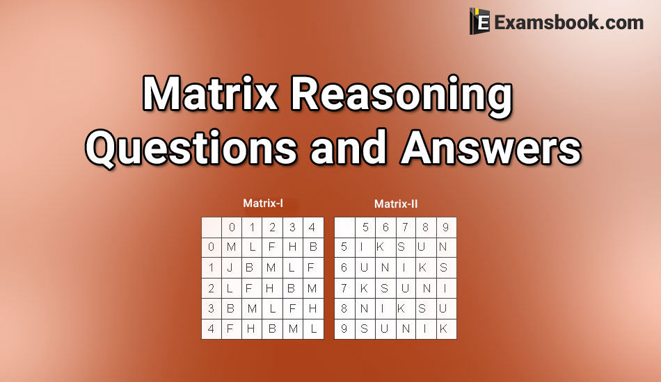 Matrix Reasoning Questions And Answers